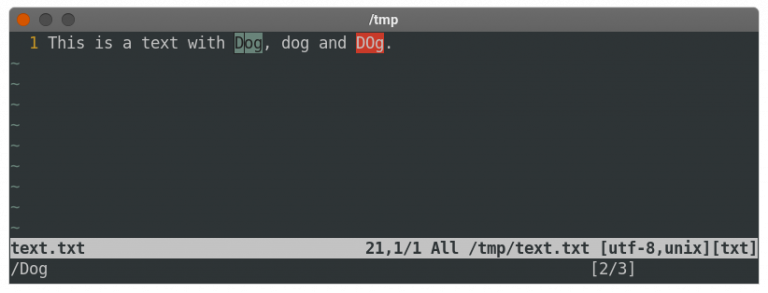 3 Ways of Making Case Insensitive Search in Vim/Vi - SysTutorials