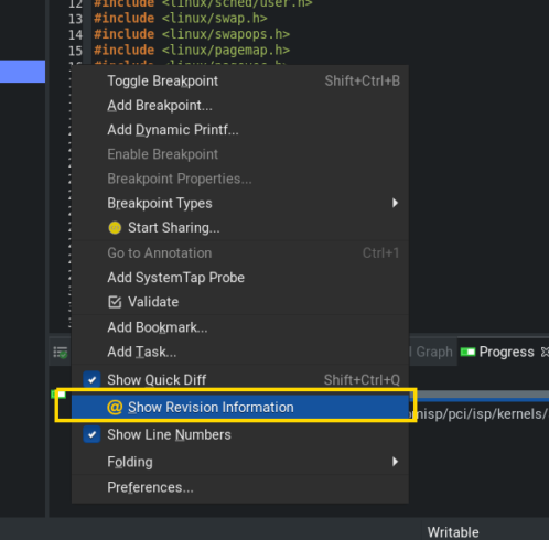 Configuring Eclipse to Show Git Revision Information Similar to Git Blame in Editor - SysTutorials