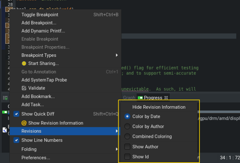 Configuring Eclipse to Show Git Revision Information Similar to Git Blame in Editor - SysTutorials