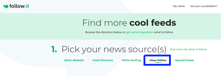 How to Migrate RSS Feed Readling List from Feedly to Follow.it - SysTutorials