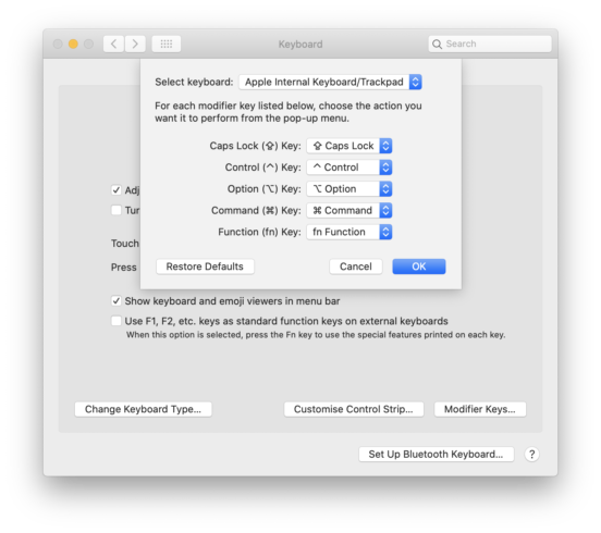 2 Ways of Modifying macOS Keyboard's Right Option to Control for Mac ...
