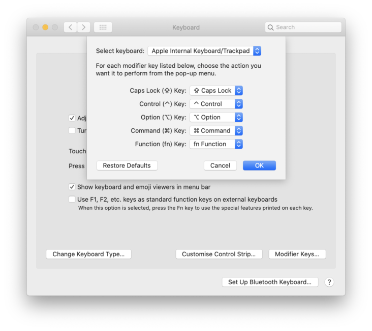 2 Ways of Modifying macOS Keyboard's Right Option to Control for Mac ...